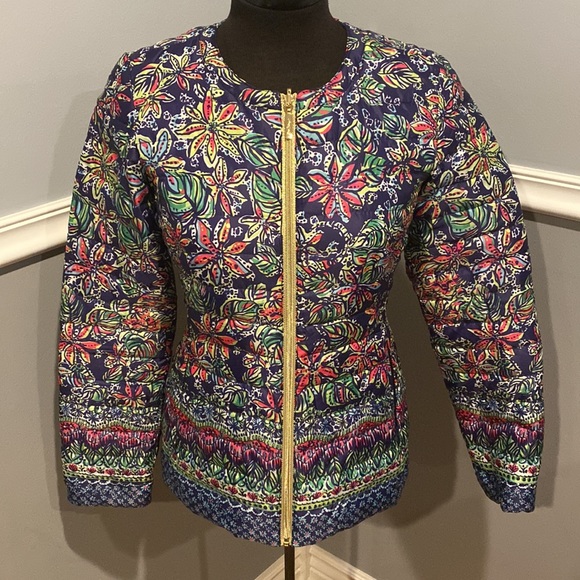 Lilly Pulitzer | Jackets & Coats | Lilly Pulitzer Lilah Reversible ...